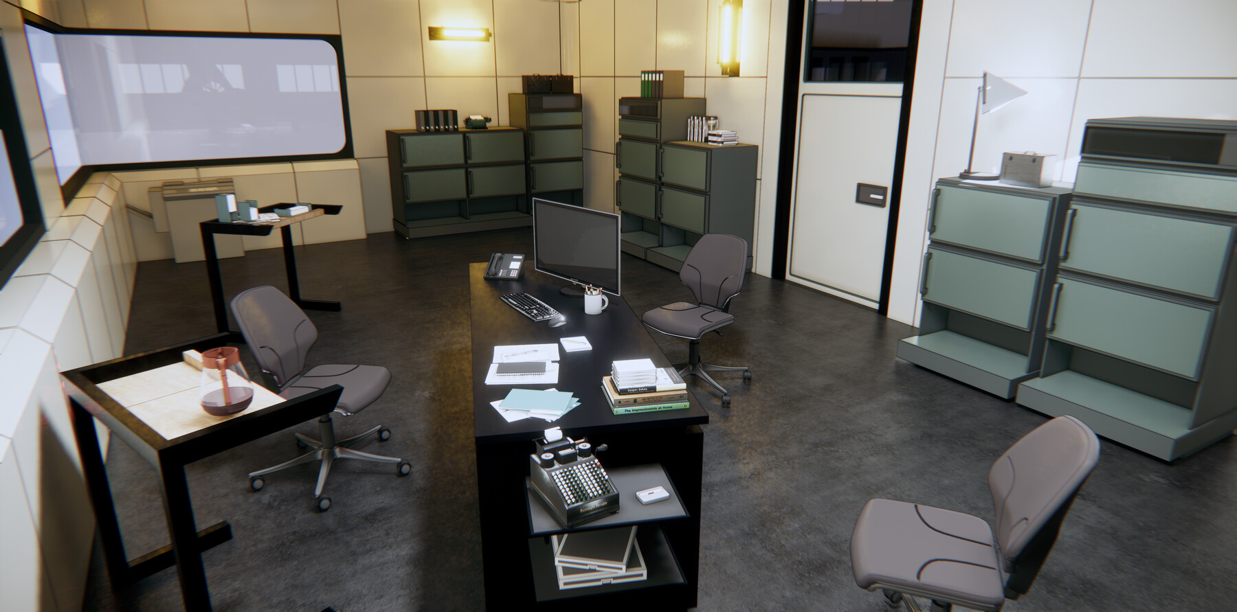 ArtStation - Secret Service Office Interior | Resources