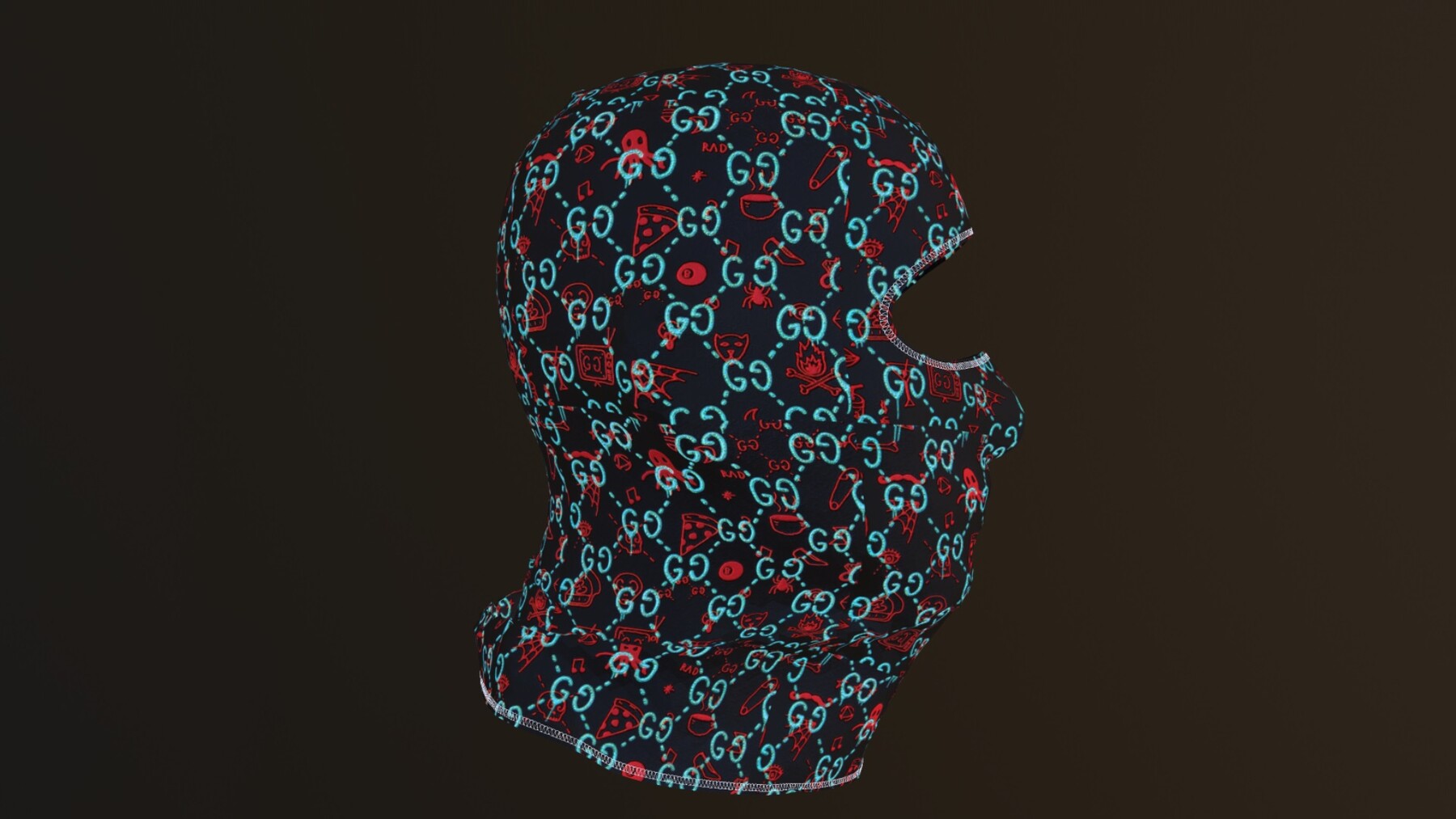 ArtStation - GUCCI GHOST BALACLAVA MASK low-poly PBR | Game Assets