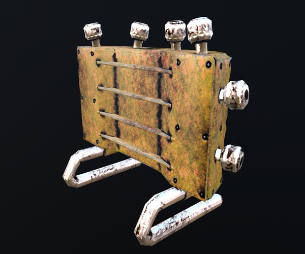 ArtStation - CLAYMORE MINE low-poly PBR | Game Assets