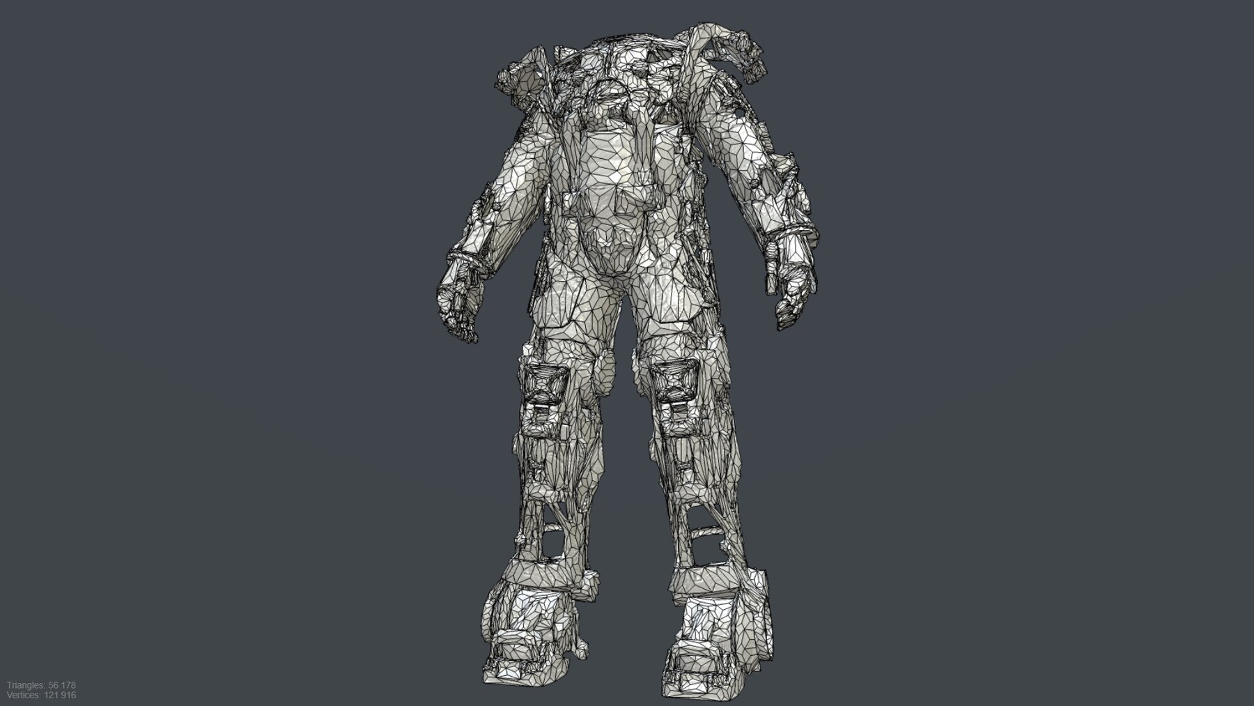 ArtStation - FALLOUT POWER ARMOR low-poly PBR | Game Assets