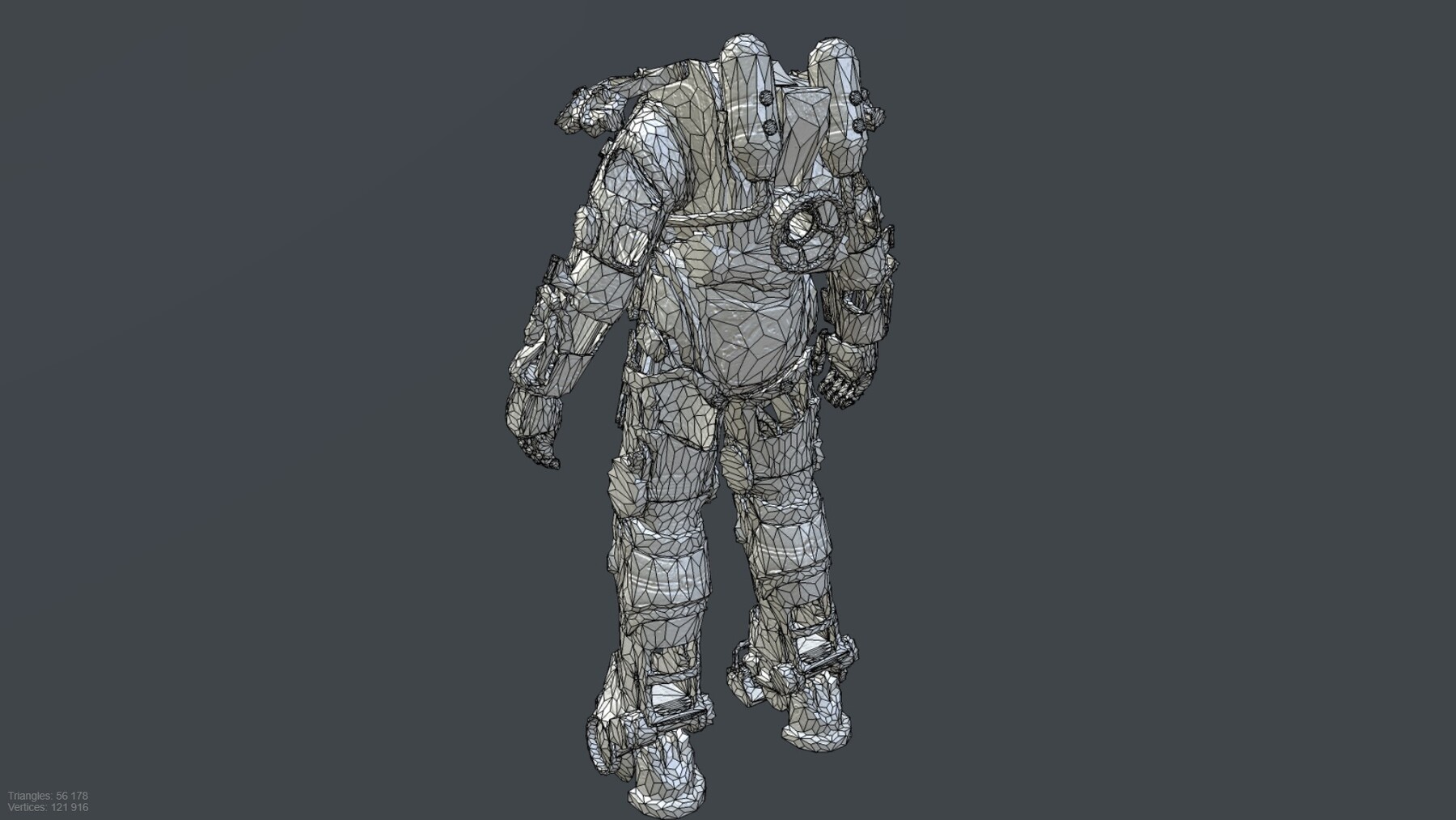ArtStation - FALLOUT POWER ARMOR low-poly PBR | Game Assets