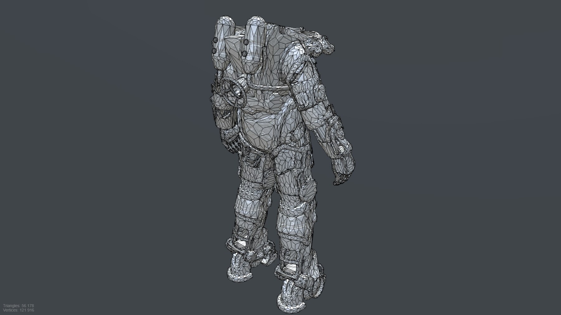 ArtStation - FALLOUT POWER ARMOR low-poly PBR | Game Assets