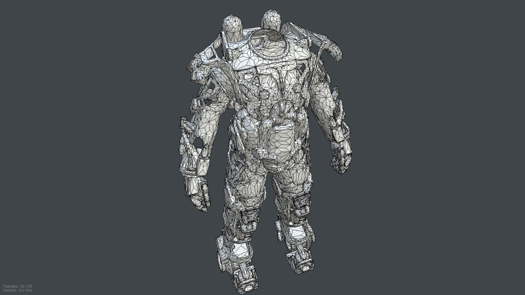 ArtStation - FALLOUT POWER ARMOR low-poly PBR | Game Assets