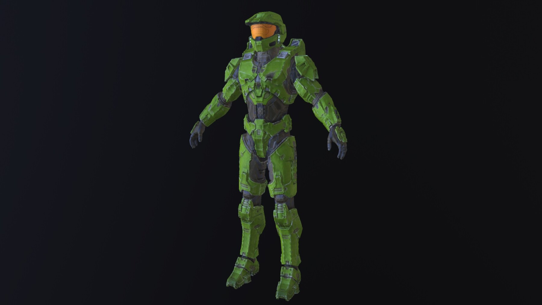 ArtStation - HALO MASTER CHIEF MODEL low-poly PBR | Game Assets