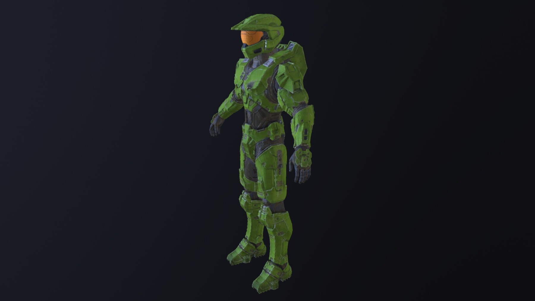 ArtStation - HALO MASTER CHIEF MODEL low-poly PBR | Game Assets