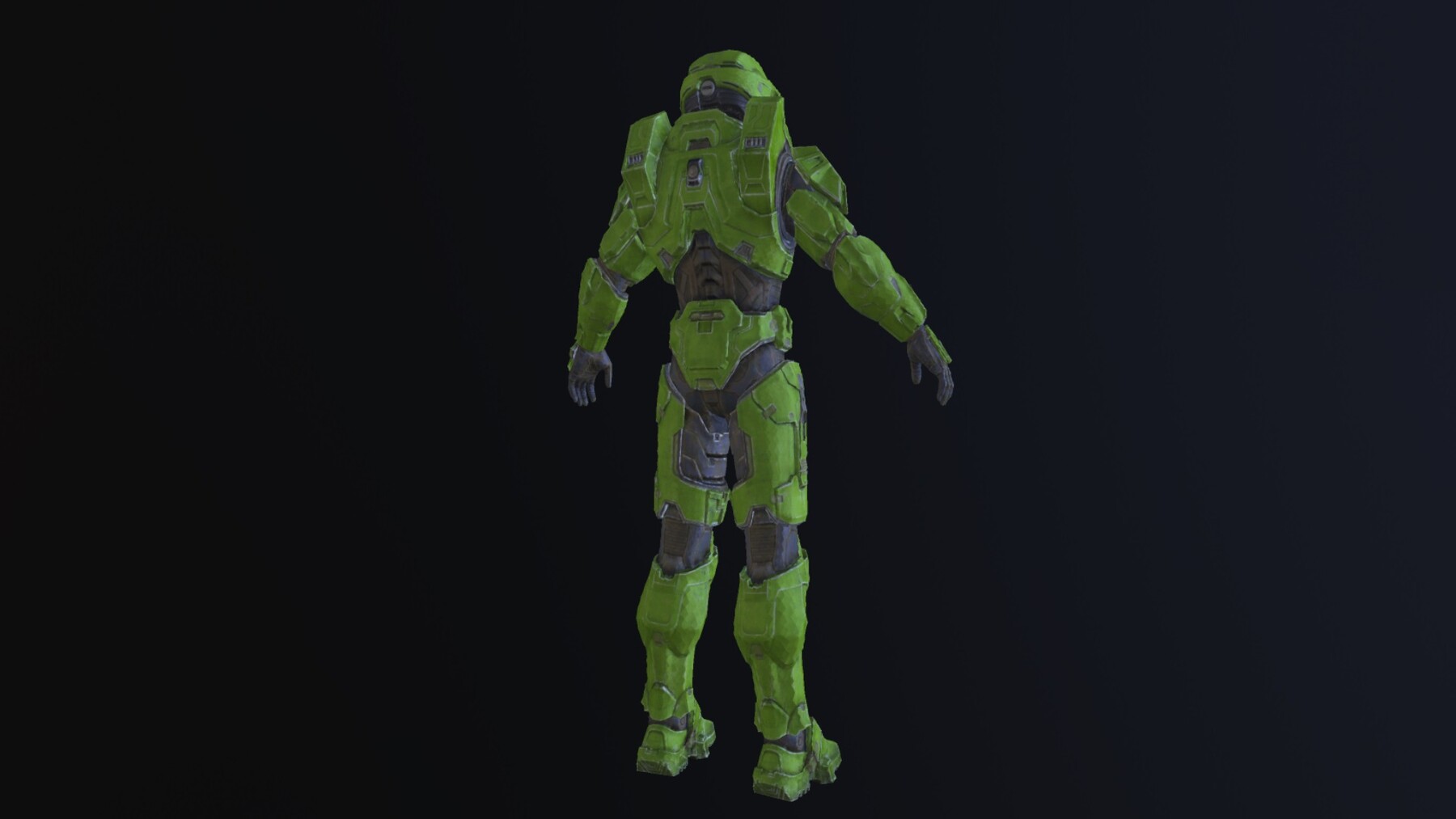ArtStation - HALO MASTER CHIEF MODEL low-poly PBR | Game Assets