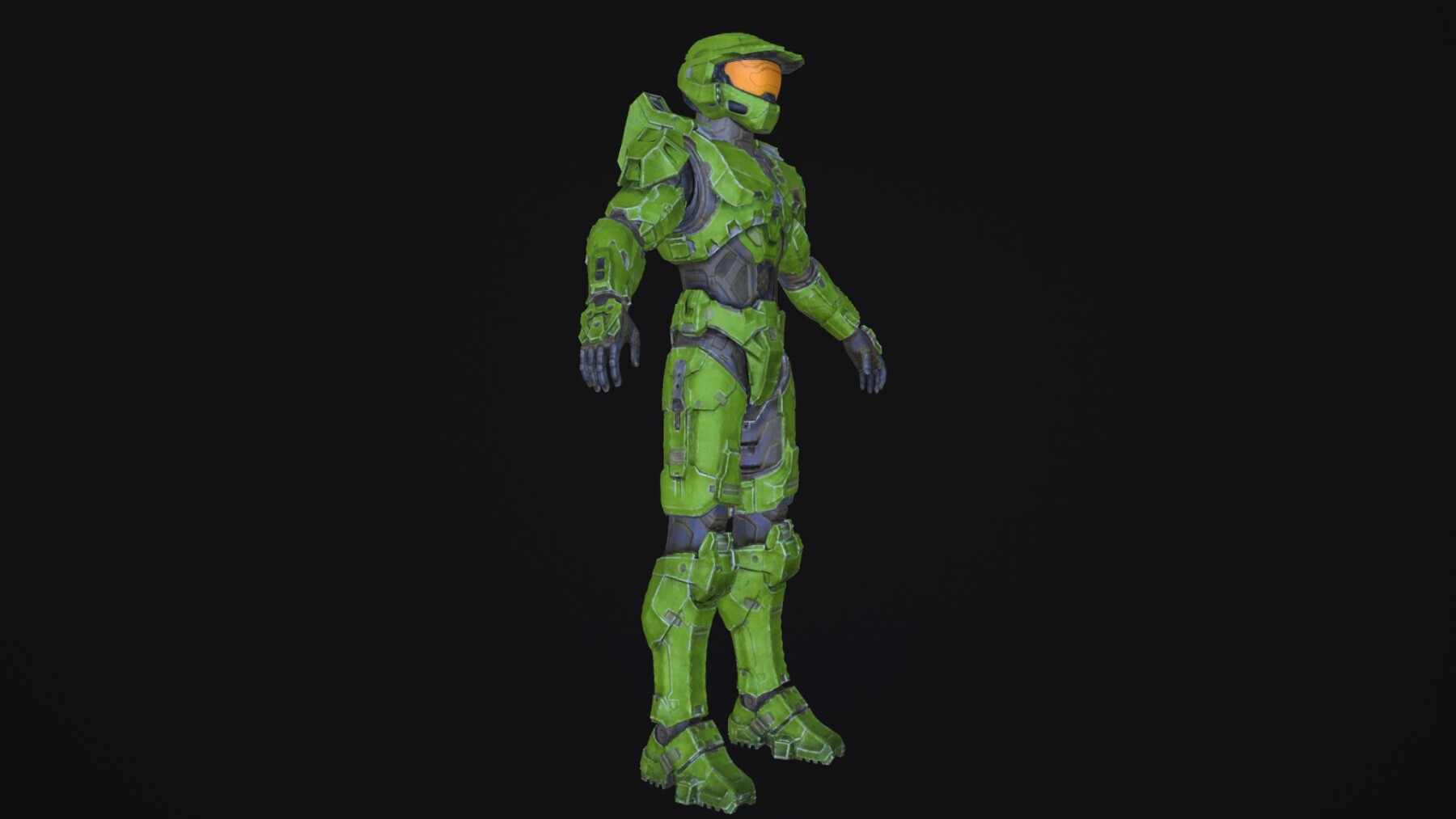 ArtStation - HALO MASTER CHIEF MODEL low-poly PBR | Game Assets