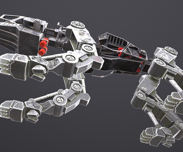 ArtStation - WOLFENSTEIN PANZERHUND DOG low-poly PBR | Game Assets