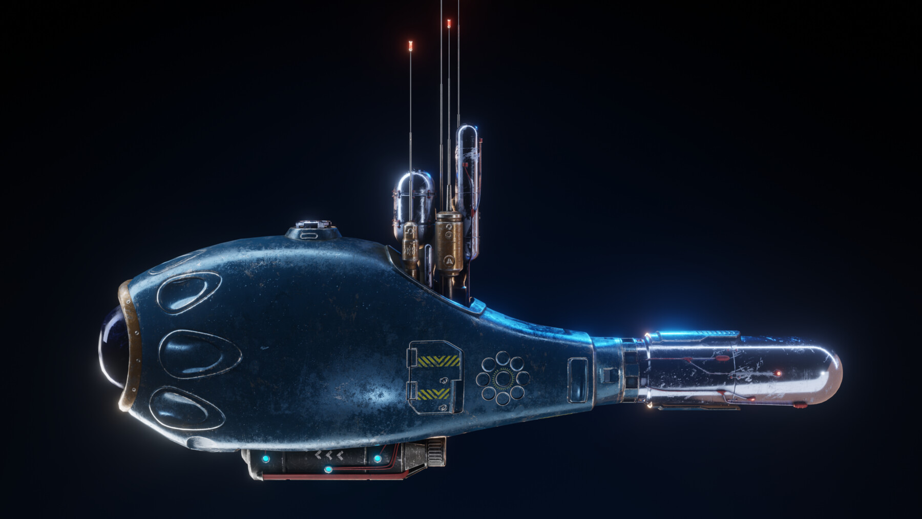 ArtStation - Spaceship. 3D model | Game Assets