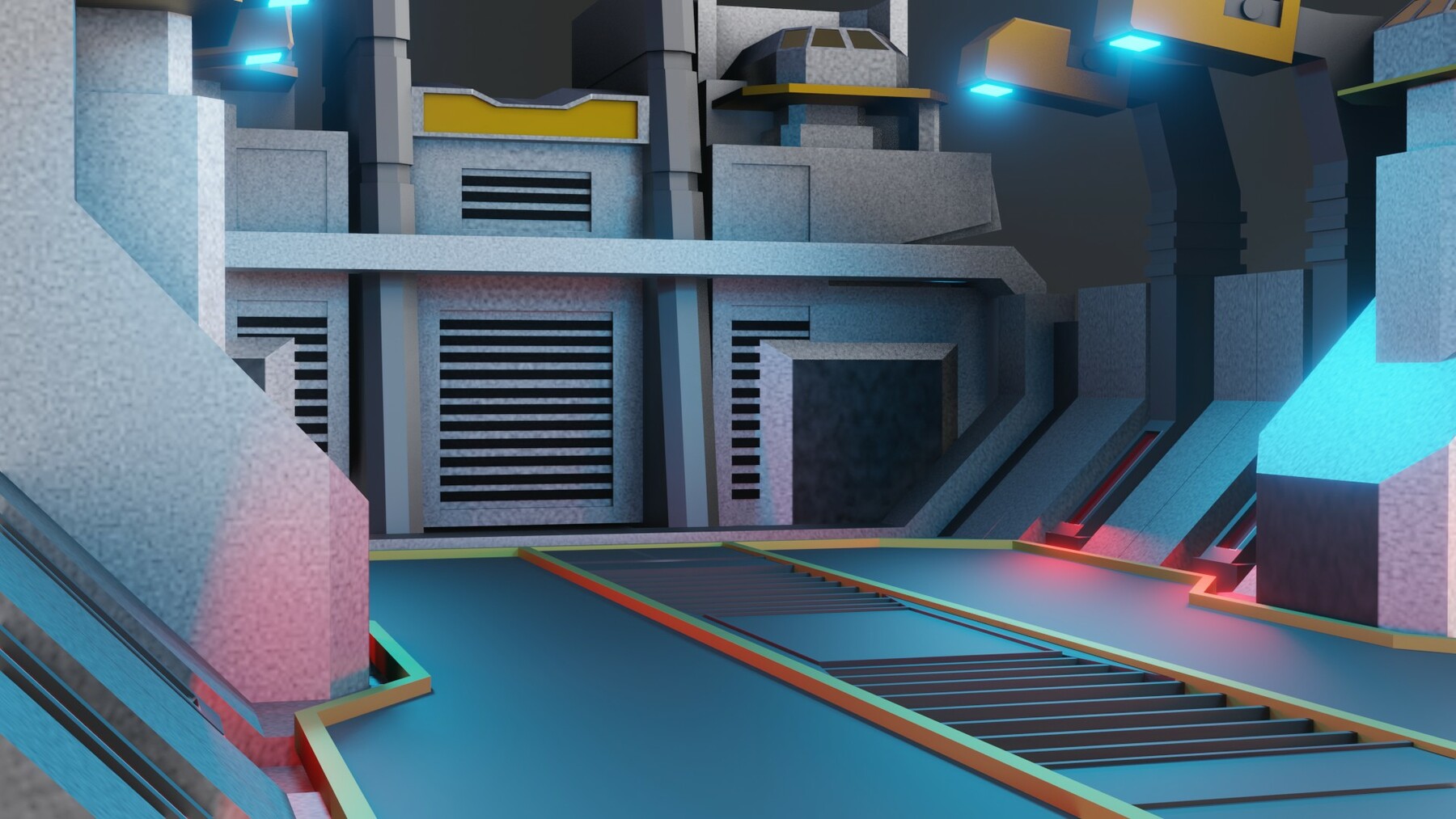 ArtStation - Sci-fi Military Station - Game Ready - PBR | Game Assets