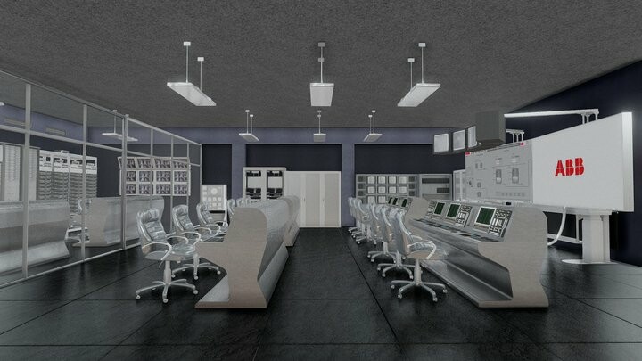 ArtStation - Control Center Interior | Resources