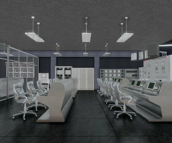 ArtStation - Control Center Interior | Resources