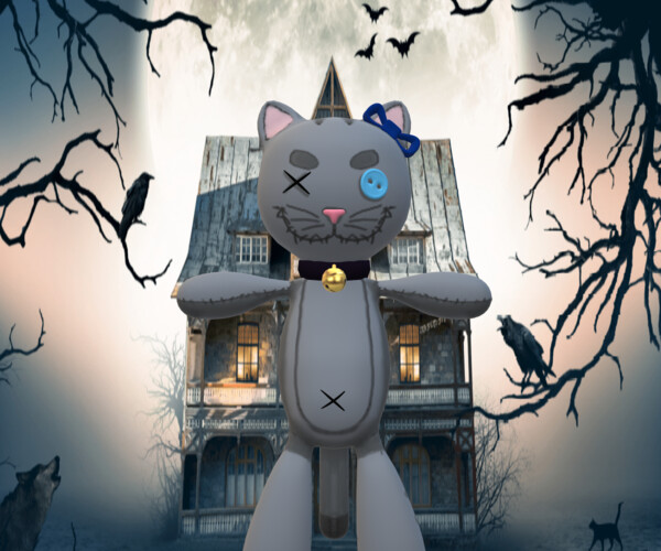 ArtStation - Cat Horror Game-Character Nina | Game Assets