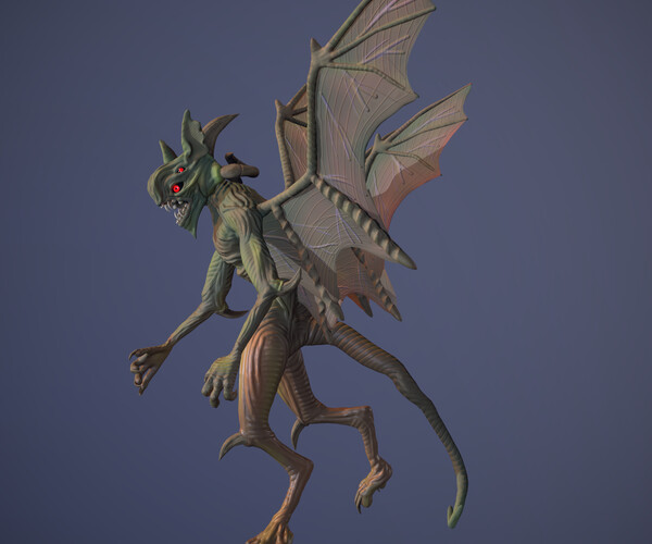 ArtStation - Stylized Gargoyle | Game Assets