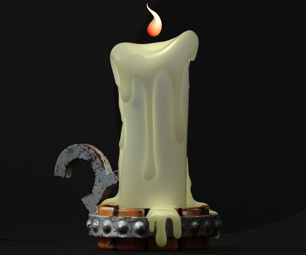 ArtStation - Candle 3D Model | Resources