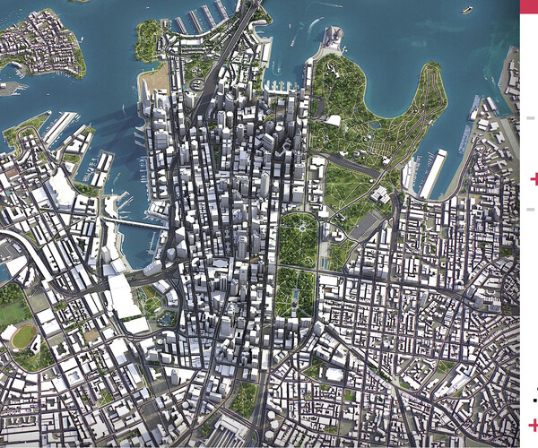 ArtStation - Sydney - 3D city model | Resources