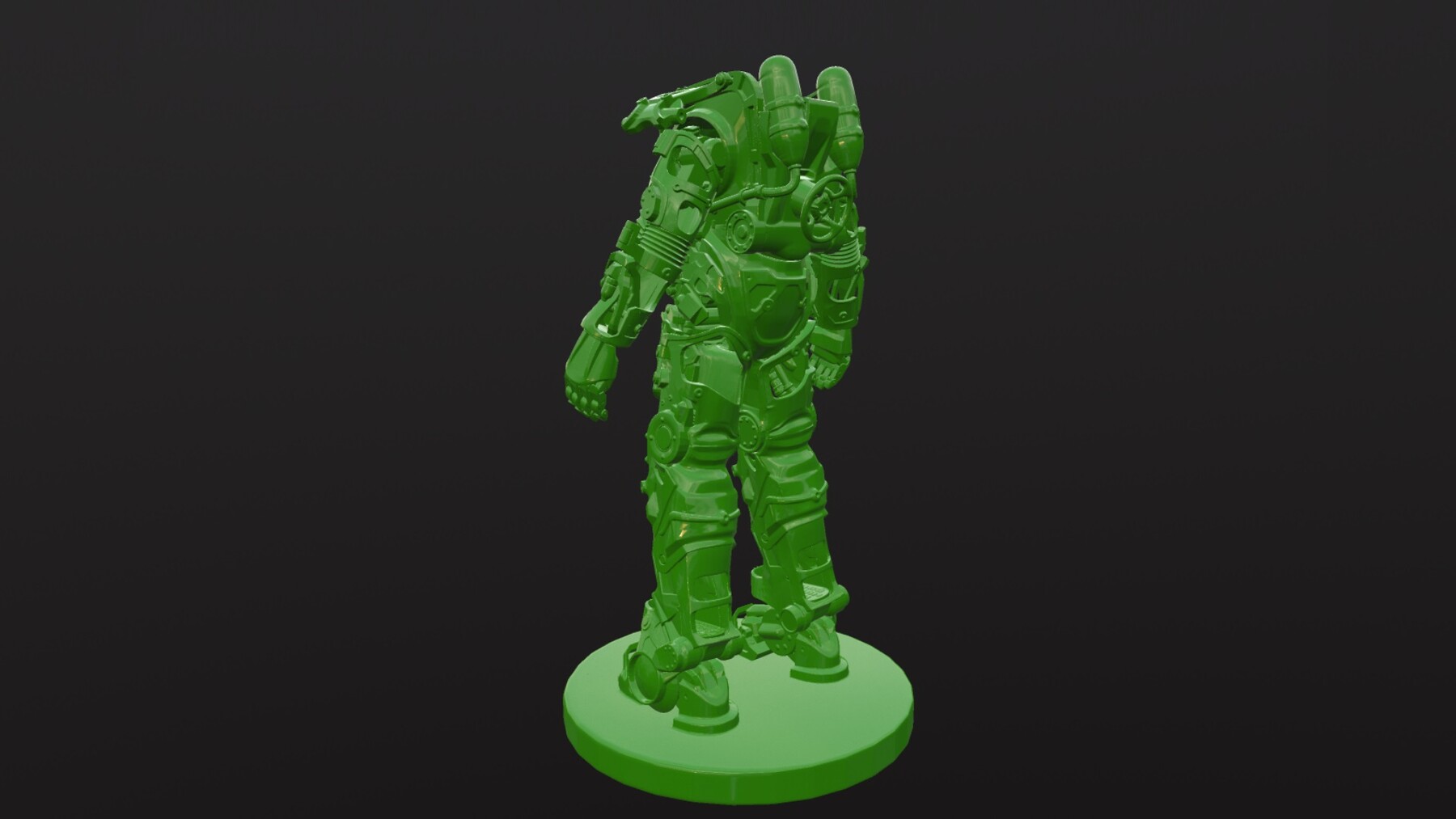 ArtStation - FALLOUT POWER ARMOR high-poly sculpture PRINT-READY ...