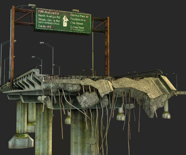 ArtStation - Bridge | Game Assets