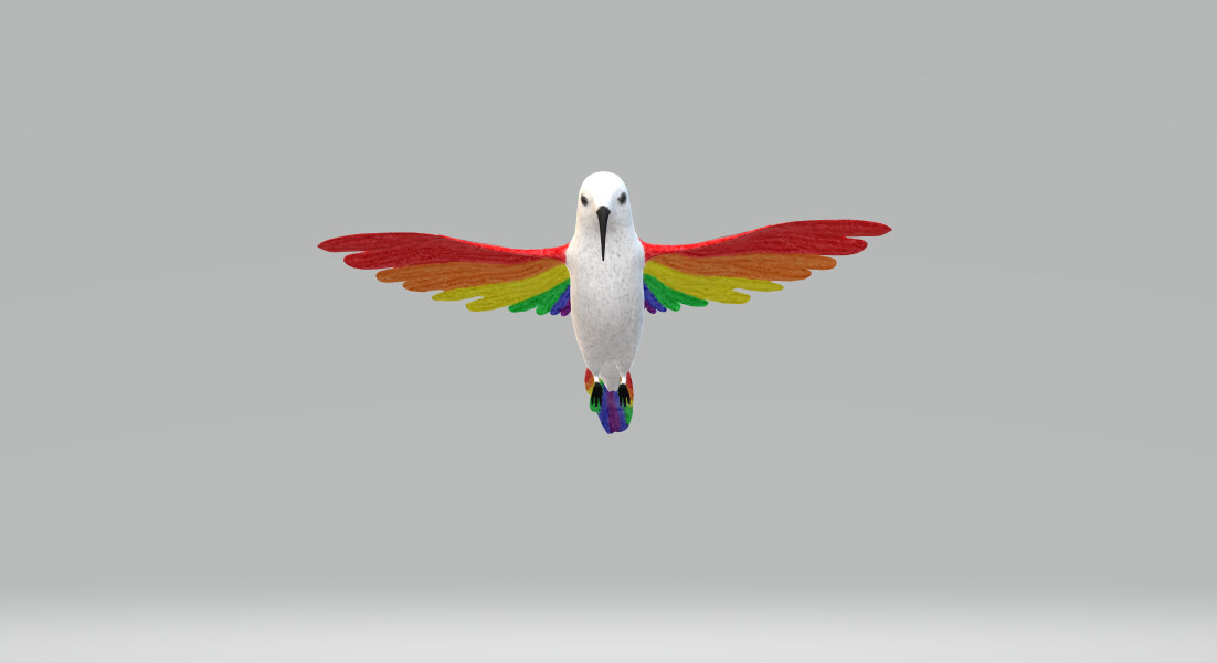 ArtStation - 3D humming bird | Game Assets