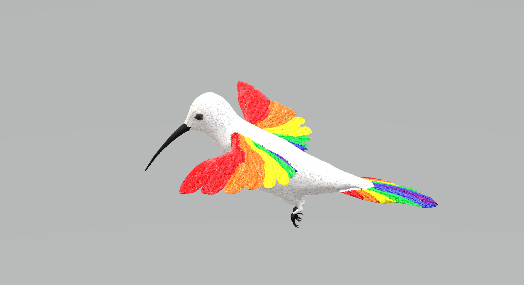 ArtStation - 3D humming bird | Game Assets