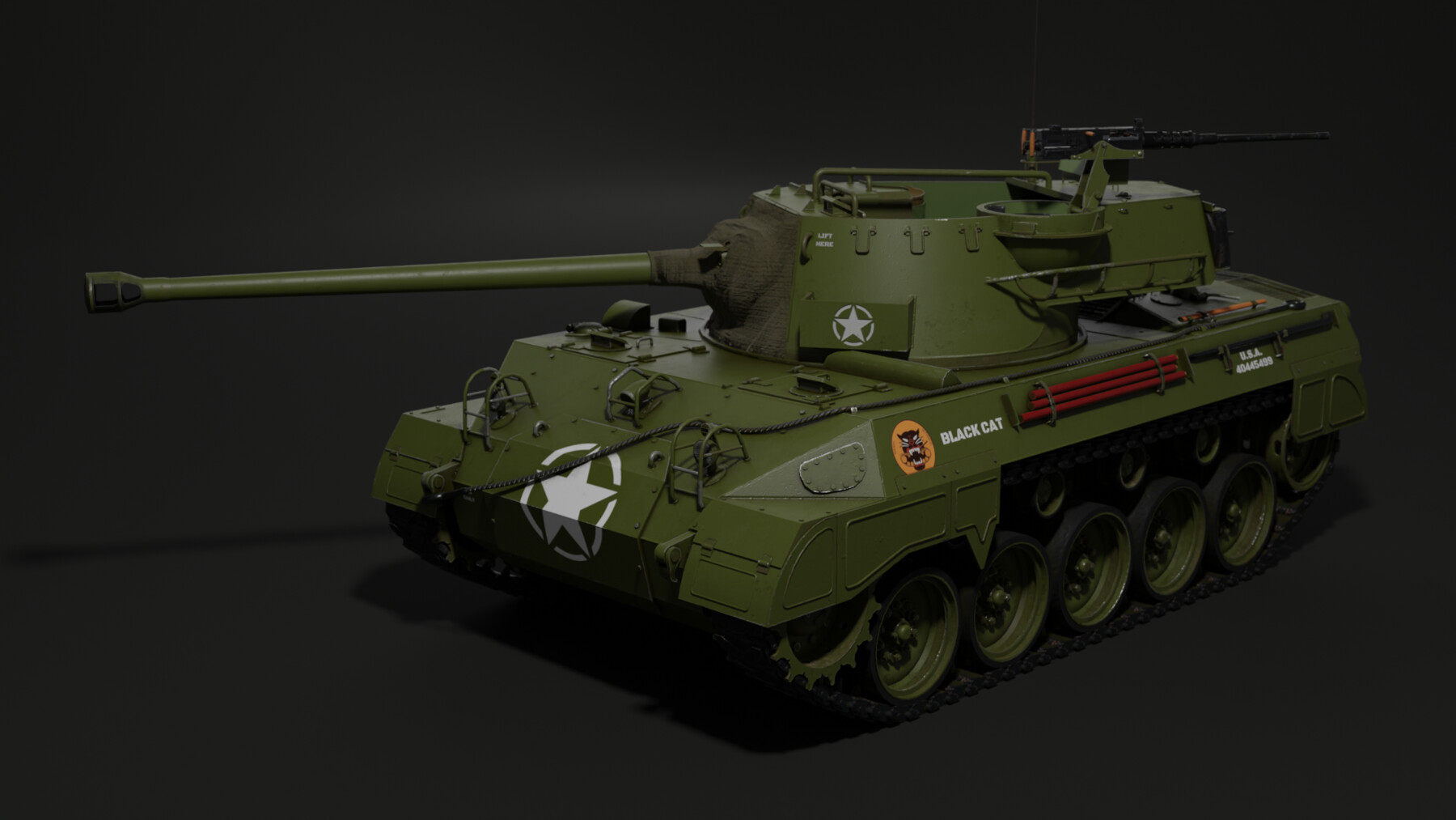 ArtStation - M18 "HellCat" / "BlackCat" | Resources