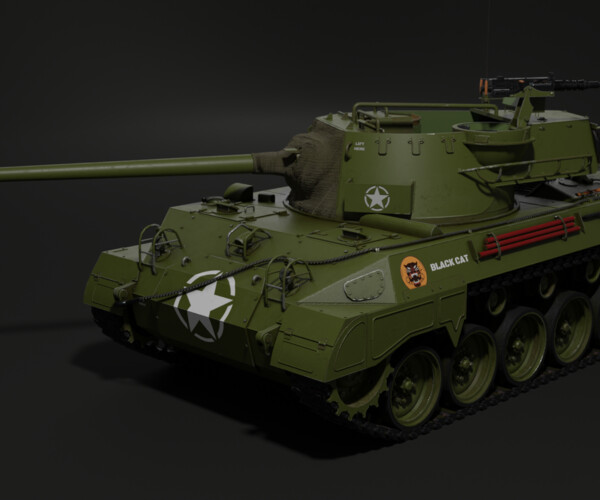 ArtStation - M18 "HellCat" / "BlackCat" | Resources