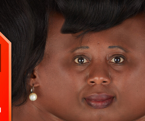 ArtStation - Premade Female Head Texture | Sharonda James | Game Assets