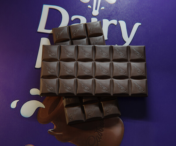 ArtStation - Chocolate Cadbury Bars | Resources