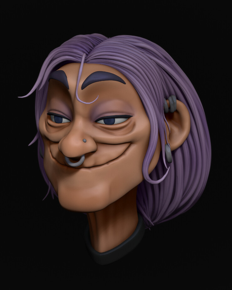 ArtStation - 3D Model - Old lady | Resources
