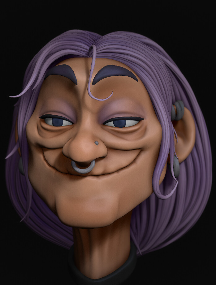 ArtStation - 3D Model - Old lady | Resources