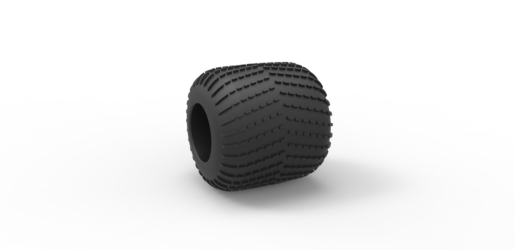 ArtStation - 3D printable Diecast low pressure tire 8 Scale 1:25 ...