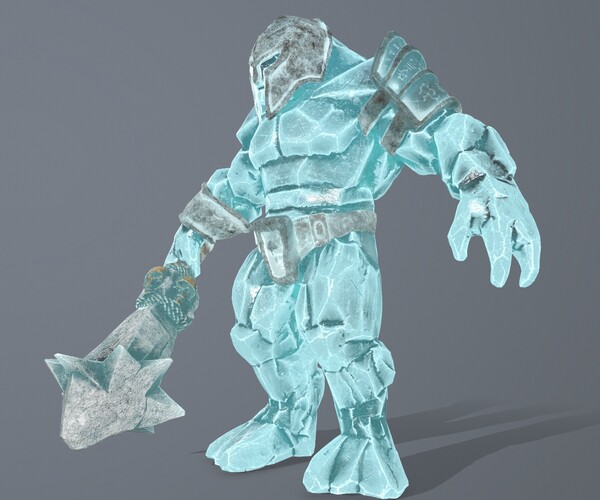 ArtStation - ice monster | Game Assets
