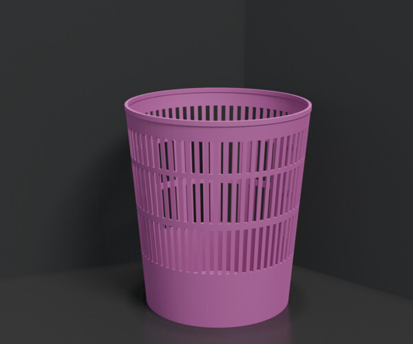 ArtStation - Dustbin 3d Model | Game Assets