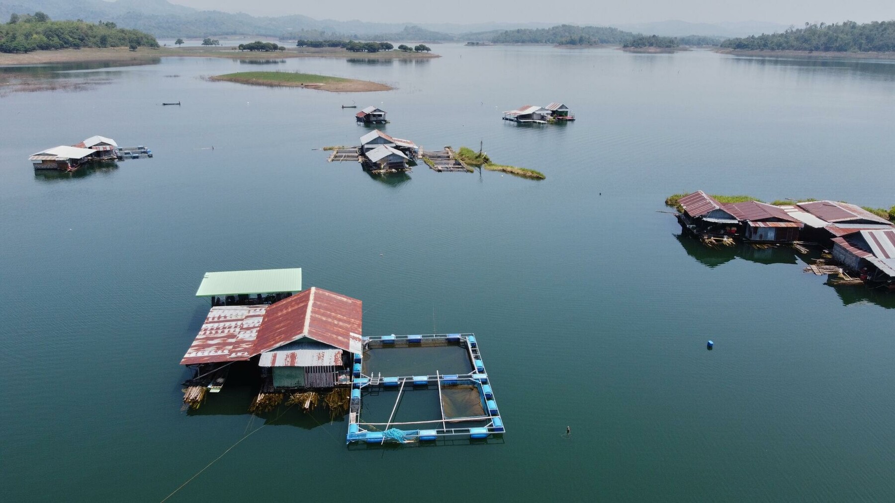 ArtStation - 87 photos of Floating Fishing Lake Village Aerial | Resources