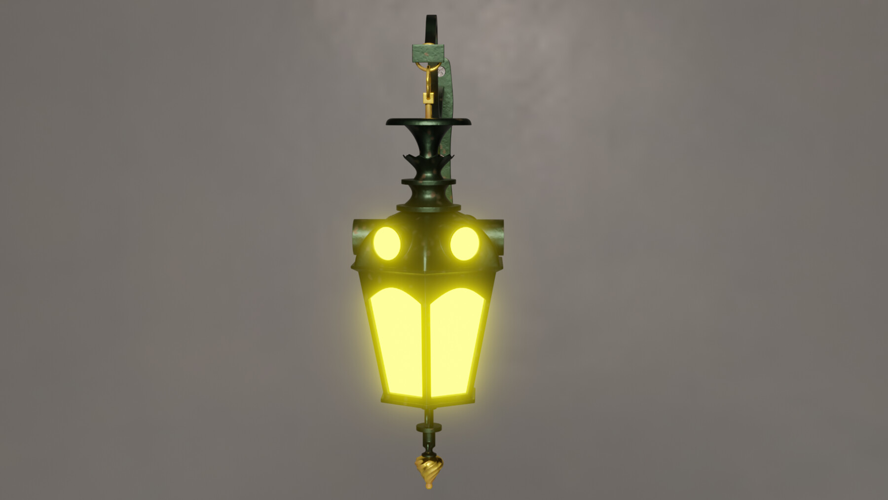 ArtStation - Hanging Street Lamp | Game Assets