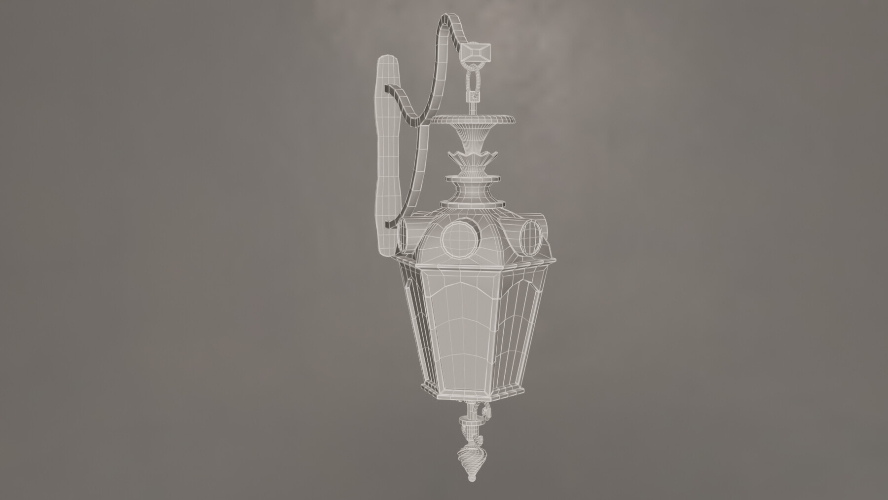 ArtStation - Hanging Street Lamp | Game Assets