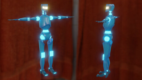 ArtStation - Humanoid Robot | Game Assets