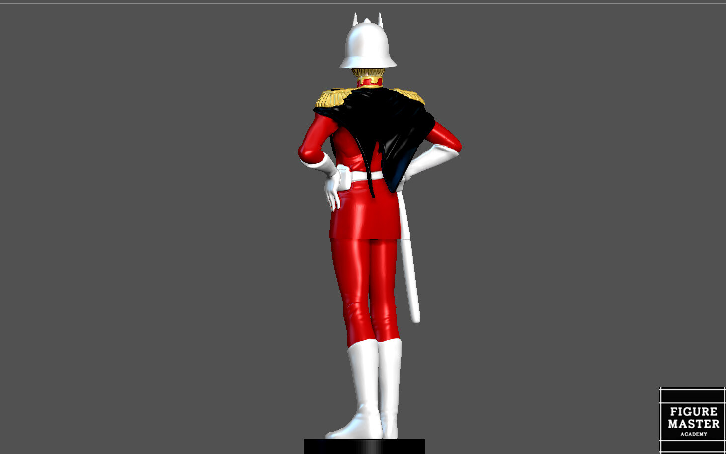 ArtStation - CHAR AZNABLE ZAKU ZEON GUNDAM PILOT GUNPLA ANIME 3D PRINT ...