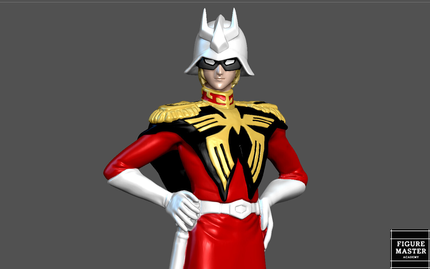 ArtStation - CHAR AZNABLE ZAKU ZEON GUNDAM PILOT GUNPLA ANIME 3D PRINT ...