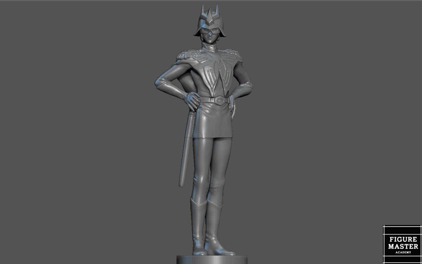 ArtStation - CHAR AZNABLE ZAKU ZEON GUNDAM PILOT GUNPLA ANIME 3D PRINT ...