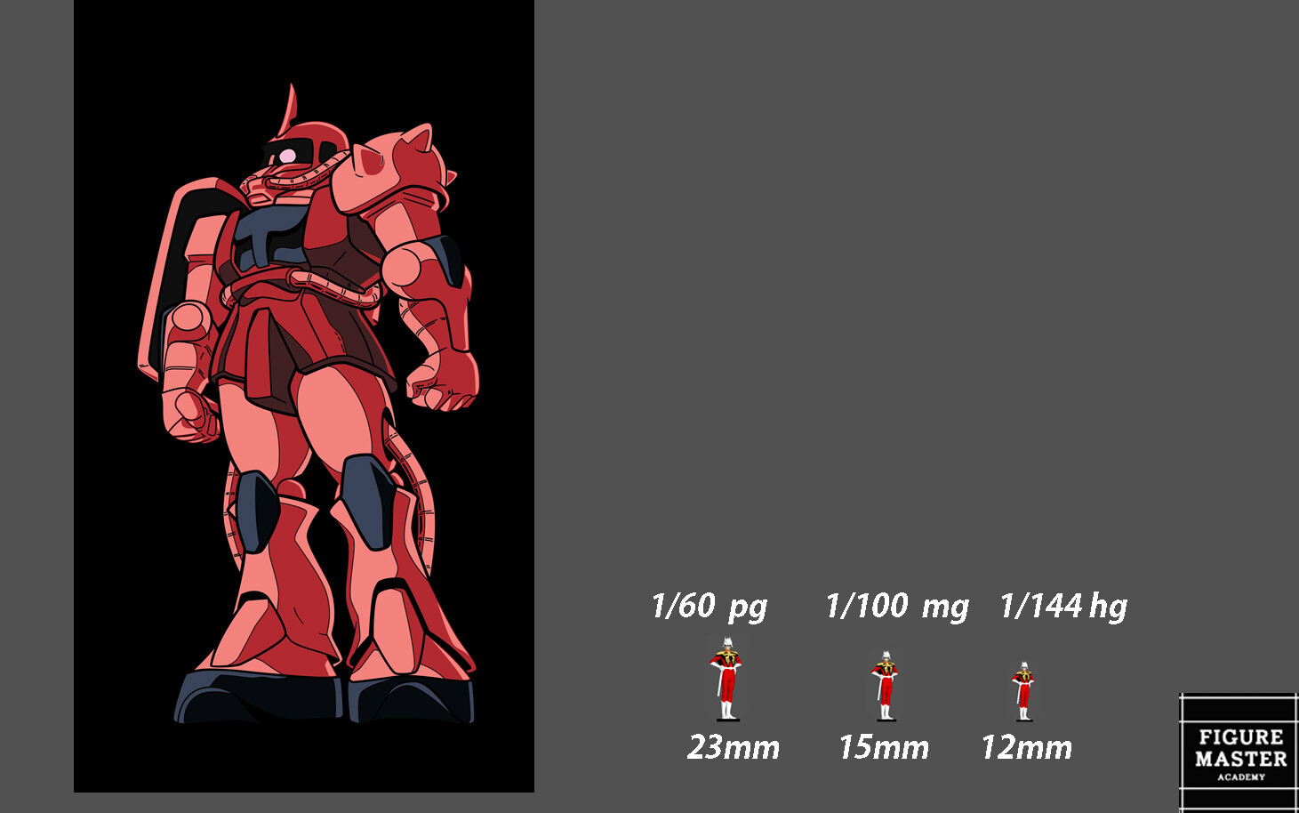ArtStation - CHAR AZNABLE ZAKU ZEON GUNDAM PILOT GUNPLA ANIME 3D PRINT ...