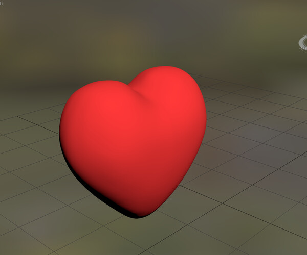 ArtStation - 3D Heart Model Download Full Heart Model CG Big Red Heart ...