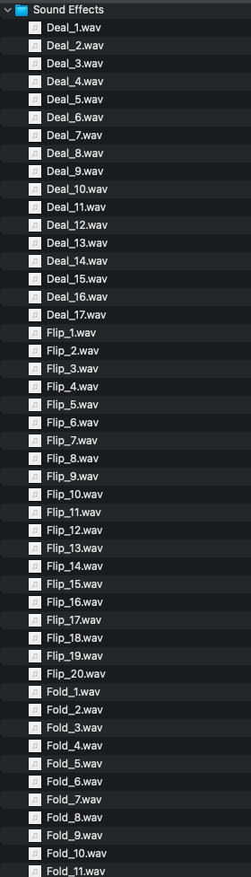 ArtStation - Card Sound Effects 2 | Game Assets