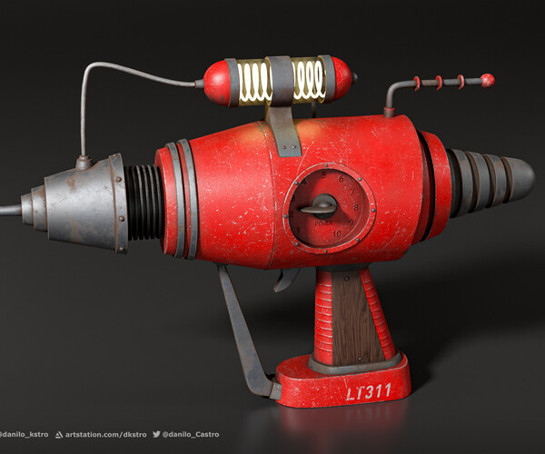 ArtStation - Retro Laser Gun | Resources