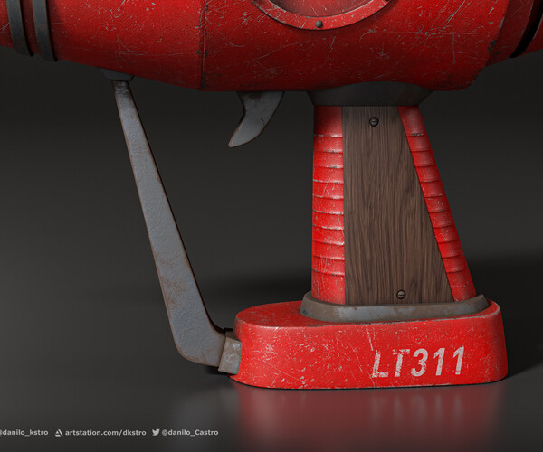 ArtStation - Retro Laser Gun | Resources