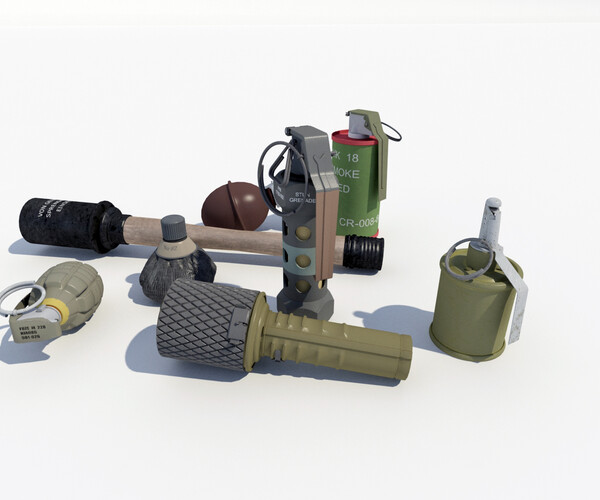 ArtStation - Grenades pack | Game Assets