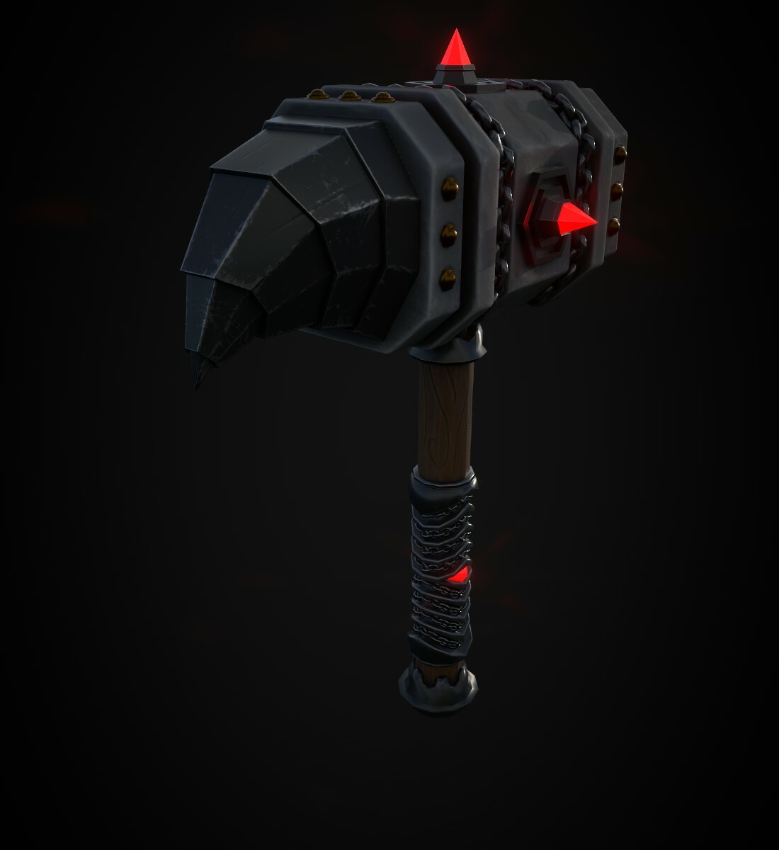 ArtStation - Video Game Low Poly Hammer | Game Assets