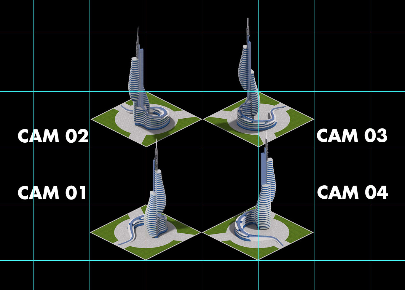 ArtStation - Architecture (Tile #0012, 1x1) – Dimetric Projection ...