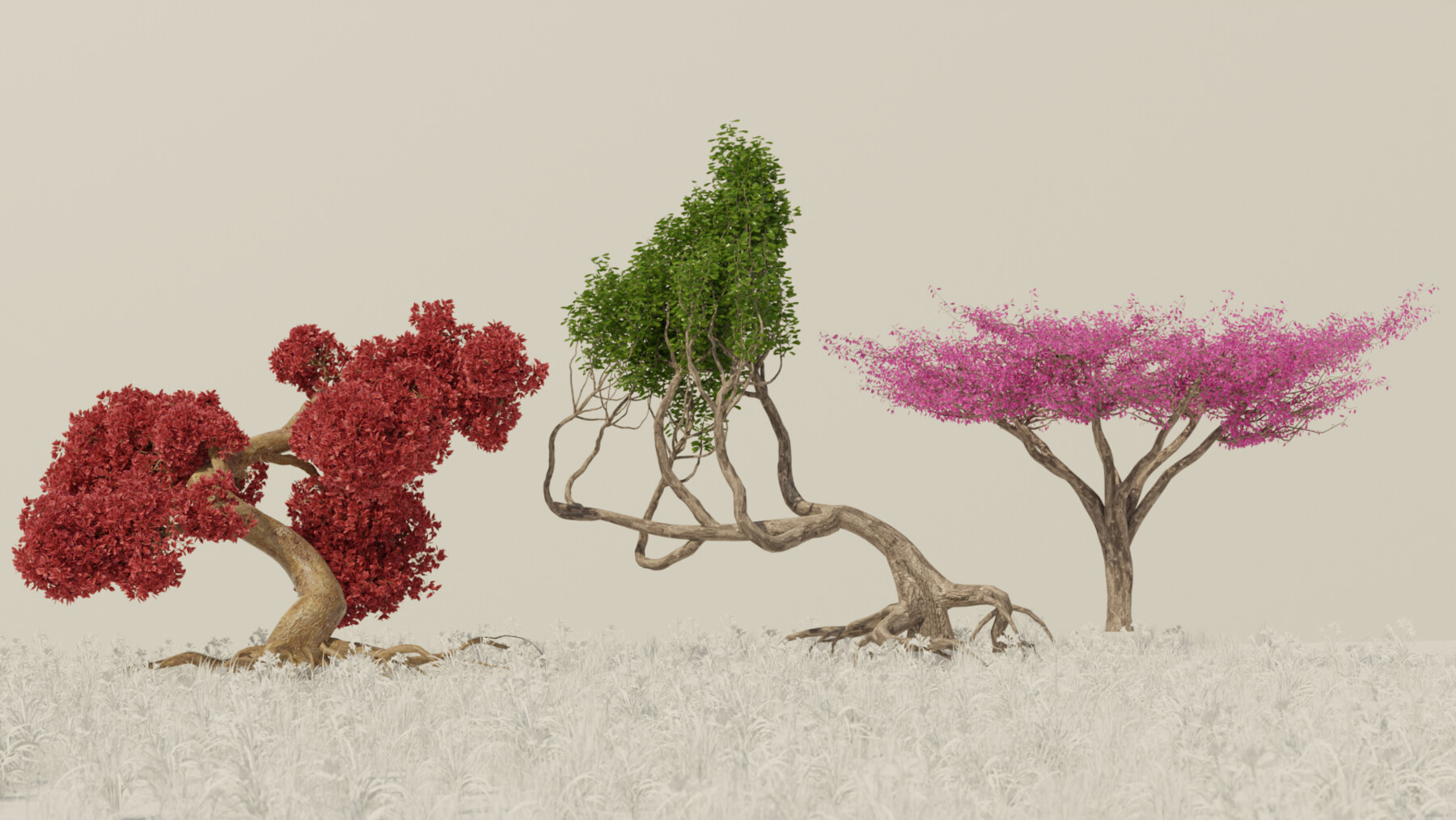 ArtStation - Fantasy Trees - 30+ Game Ready Models | Game Assets