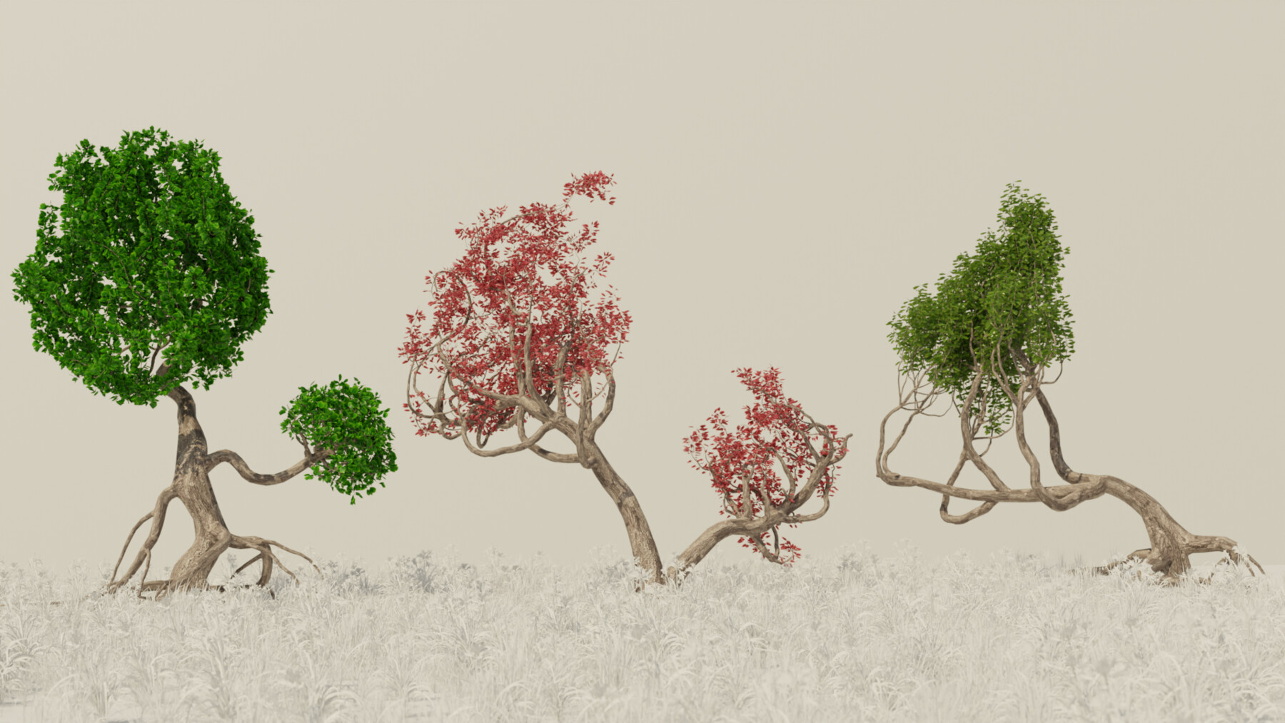 ArtStation - Fantasy Trees - 30+ Game Ready Models | Game Assets